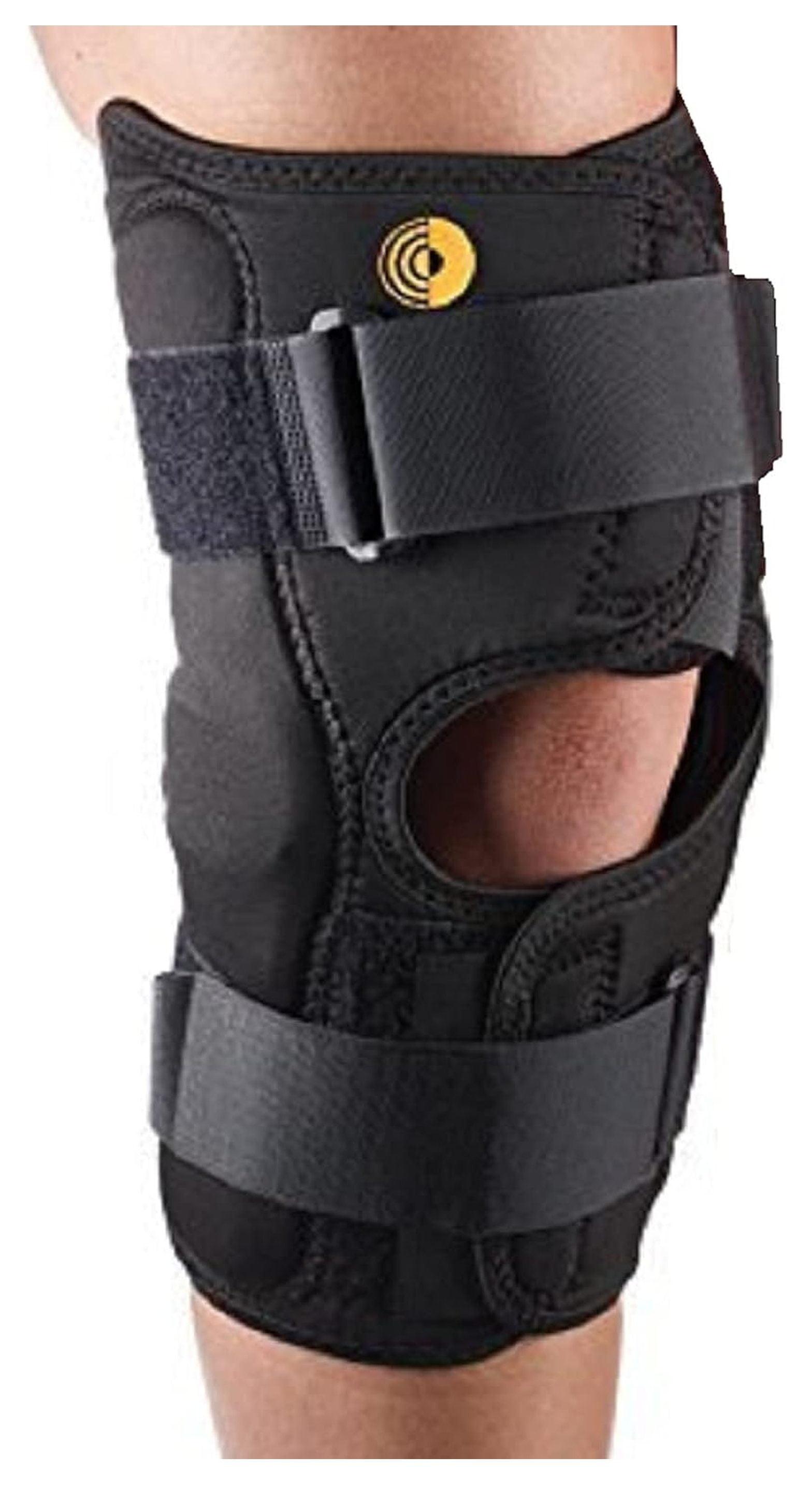 CoolTex Anterior Closure Wrap Around Hinged Knee Brace-L - Open ...