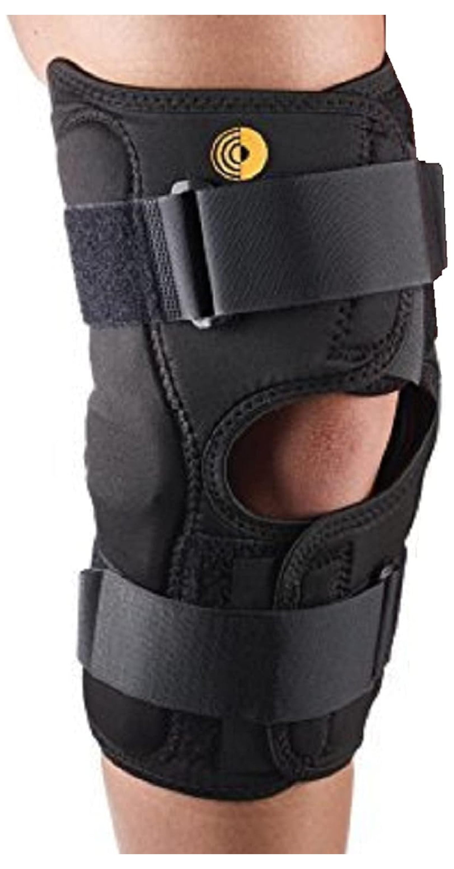 CoolTex Anterior Closure Wrap Around Hinged Knee Brace-L - Open Popliteal - Walmart.com