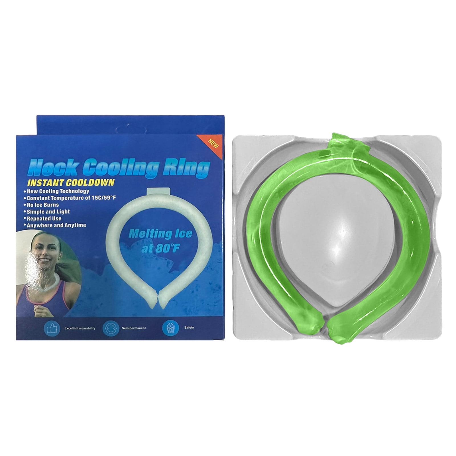 CoolTimeUSA Neck Cooling Tube | Wearable Cooling Neck Wraps for Summer ...