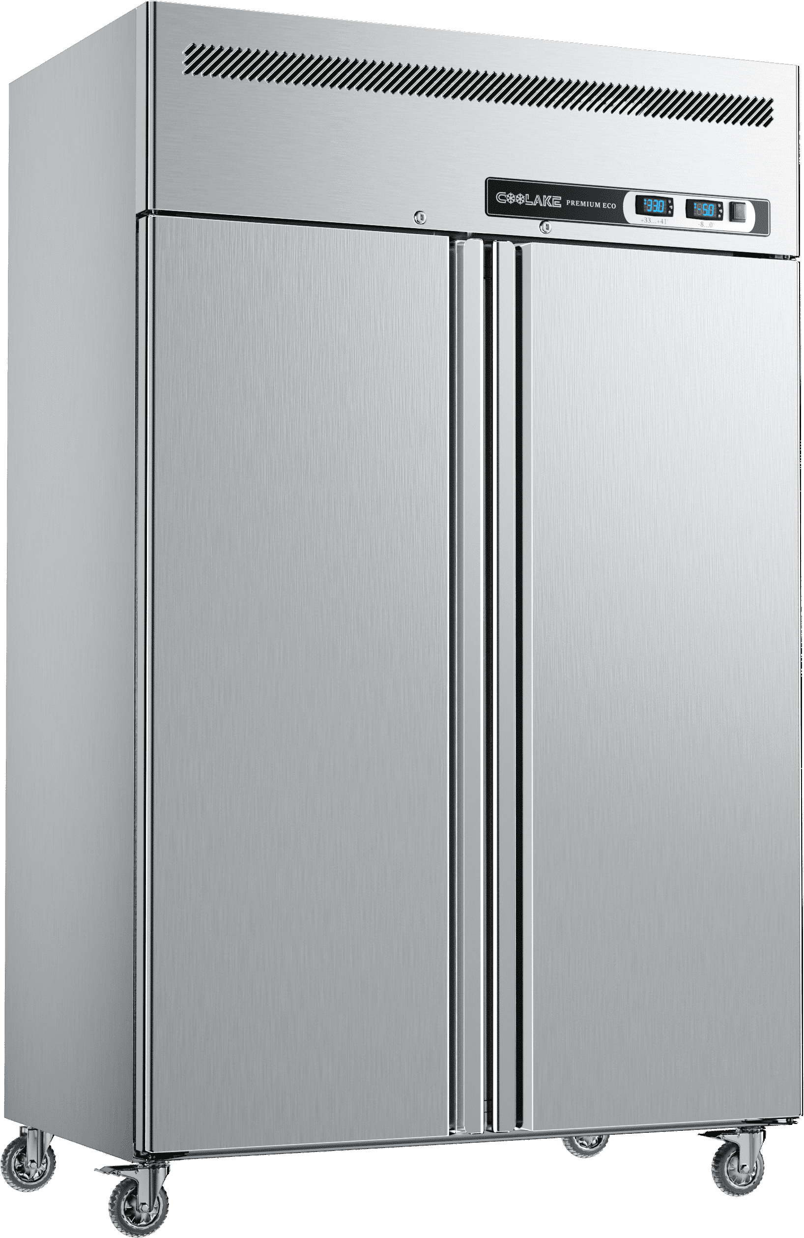 Coolake Commercial Refrigerator and Freezer Combo, 48" W Dual ...