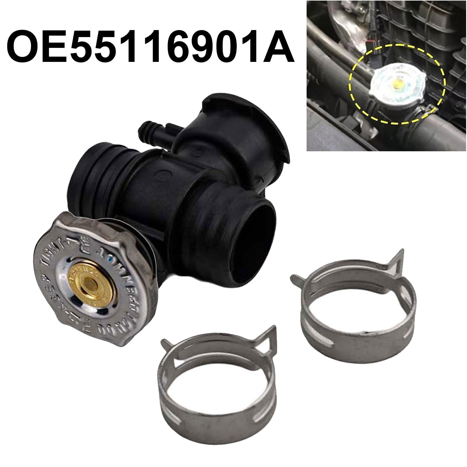 Coolant Filler Radiator Hose Connector for Dodge Chrysler Journey ...