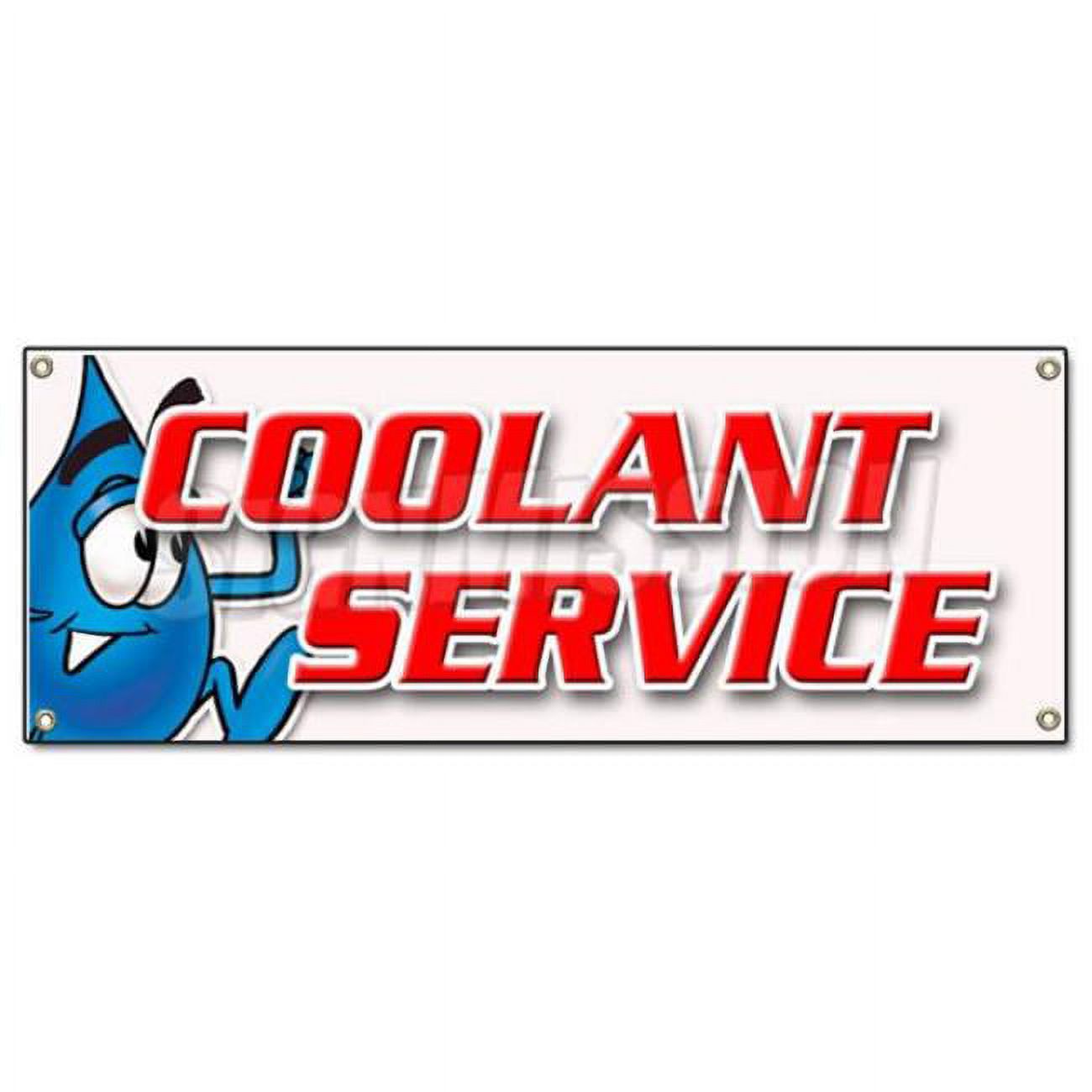 Coolant Service Banner Sign - Car Mechanic Auto Shop Service ...