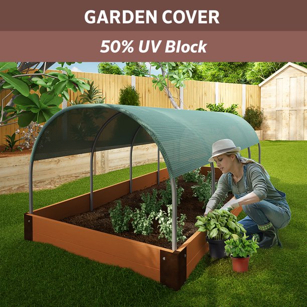 Coolaroo 457938 6 x 15 ft. 50 Percent UV Block Shade Fabric Garden ...
