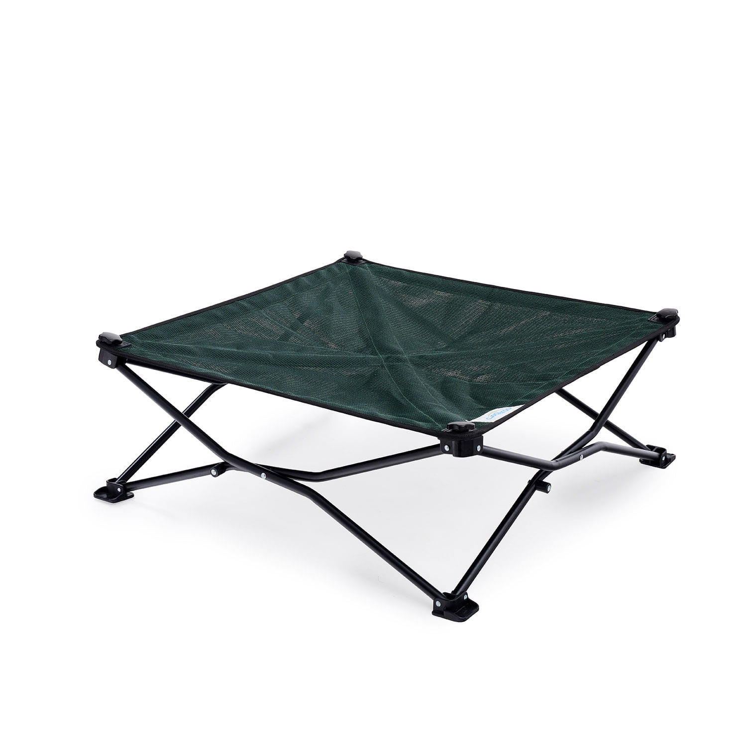 Coolaroo Outdoor Foldable Raised Pet Camping Bed, Medium, Brunswick ...