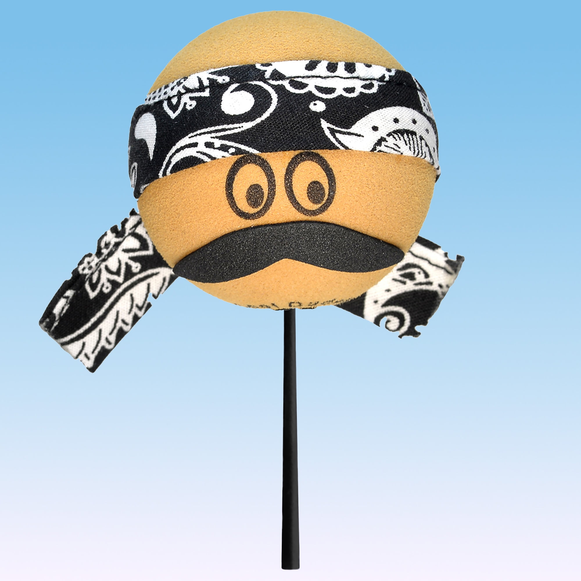 Coolballs Cool Dude Black Bandana Car, Truck, SUV, Antenna Topper Auto ...