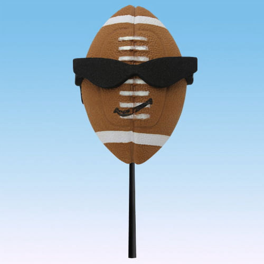 Coolballs Cool Football with Sunglasses Car, Truck, SUV Antenna Topper ...