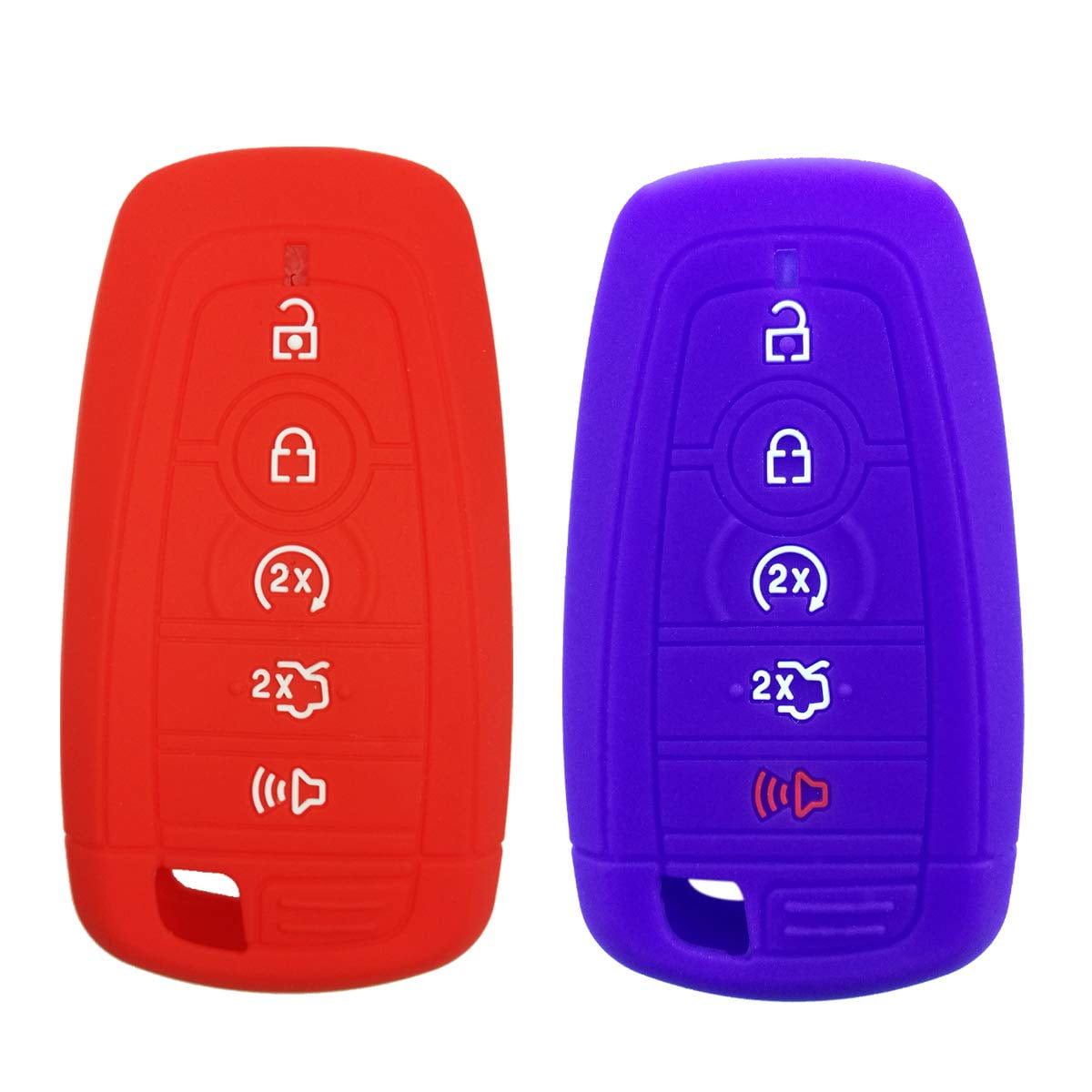Coolbestda 2Pcs Rubber Keyless RRF12 Key Fob Remote Case Cover Bag for ...