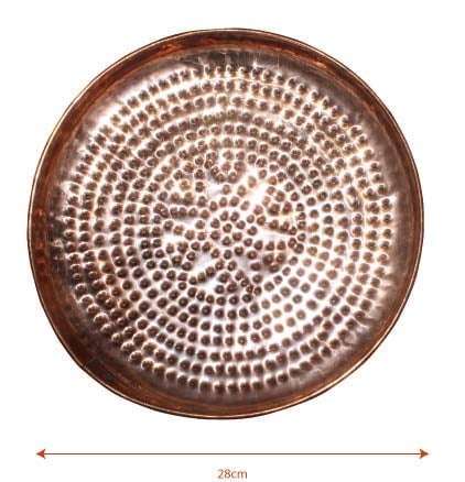 Coolboss Copper Jelleda, Sieve, Round Plate, Channi, Chalni Thali with ...
