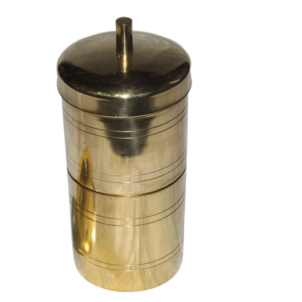 Coolboss Traditional Filter Coffee Maker, Brass, South Indian Drip ...