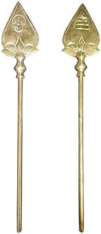 Coolboss Traditional Lord Murugan Vel, Brass, Bhala, Javelin, Spear ...