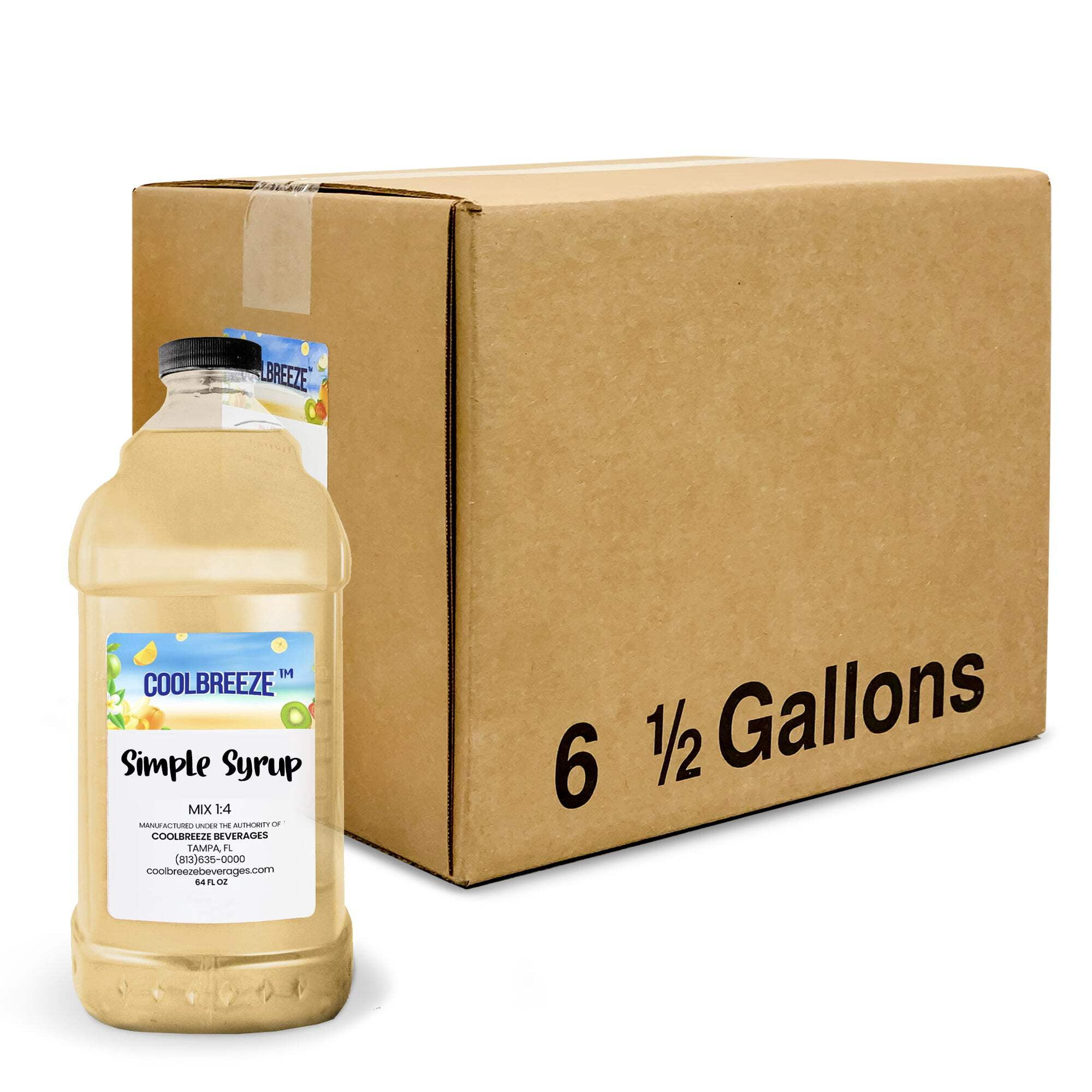 CoolBreeze Beverages Frozen Drink Flavor Syrups - Simple Syrups *CASE ...