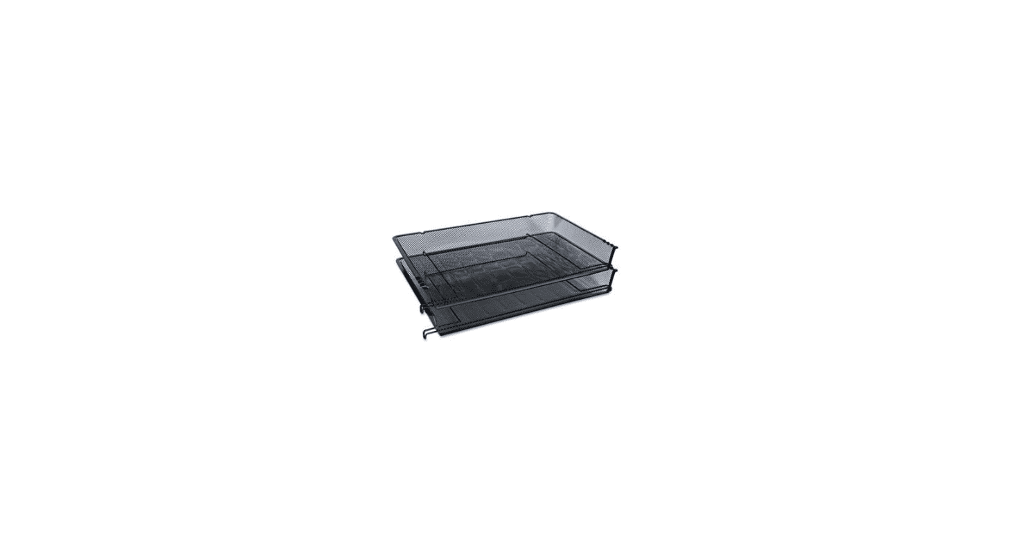Coolcrafts Mesh Stackable Side Load Tray, Legal, Black - Walmart.com