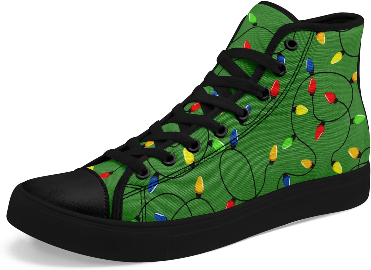 Coolcustomize Christmas High-Top Sneakers for Womens Girls,Holiday ...