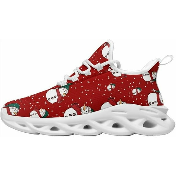 Coolcustomize Christmas Road Running Shoes for Men Women Cute Santa ...