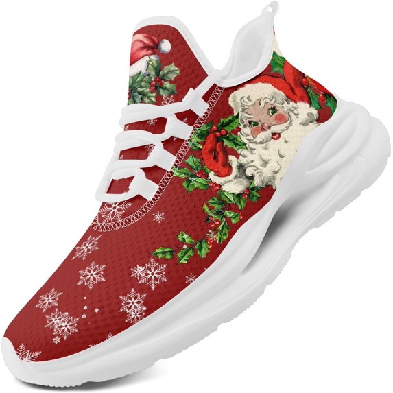 Coolcustomize Christmas Santa Claus Themed Sneakers for Men & Women ...