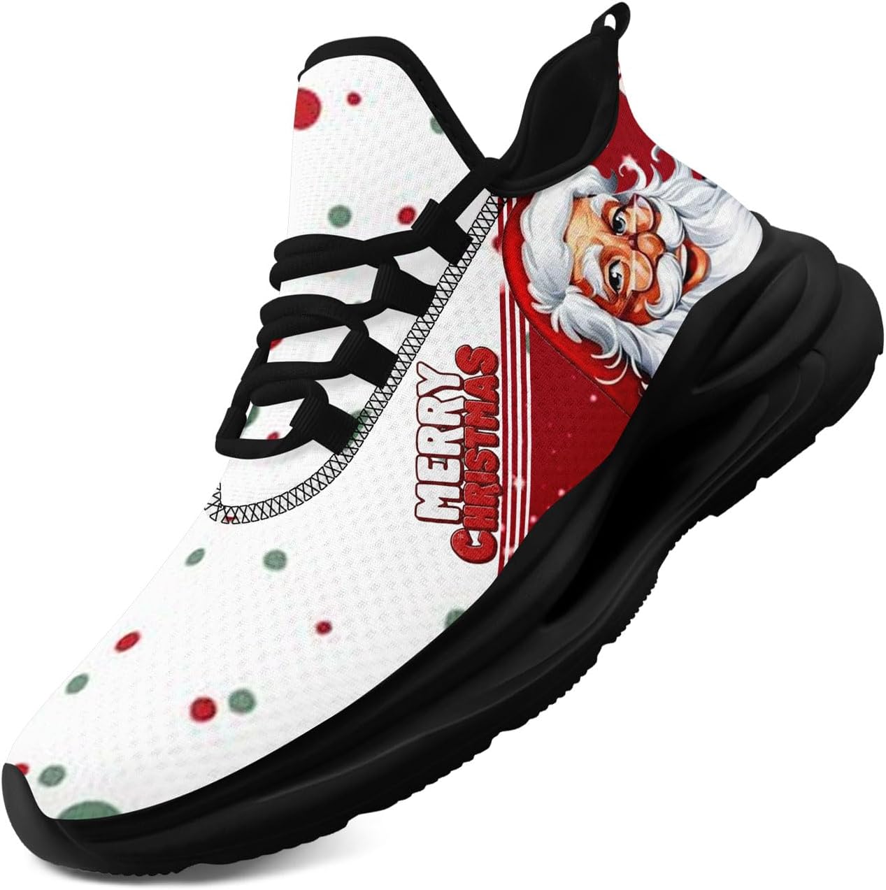 Coolcustomize Christmas Santa Claus Themed Sneakers for Men & Women ...