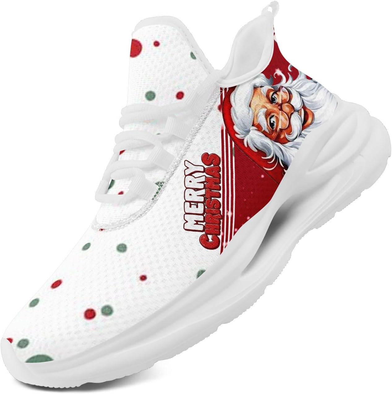 Coolcustomize Christmas Santa Claus Themed Sneakers for Men & Women ...