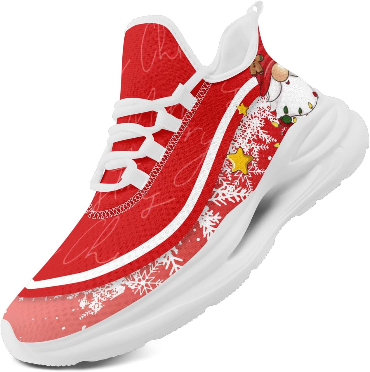 Coolcustomize Christmas Santa Claus Themed Sneakers for Men & Women ...