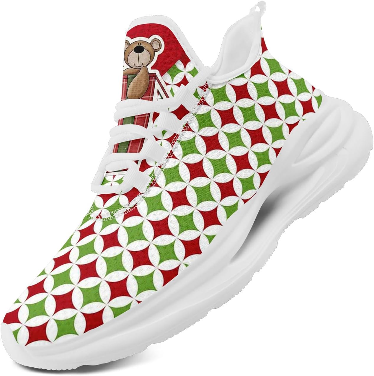Coolcustomize Christmas Santa Claus Themed Sneakers for Men & Women ...