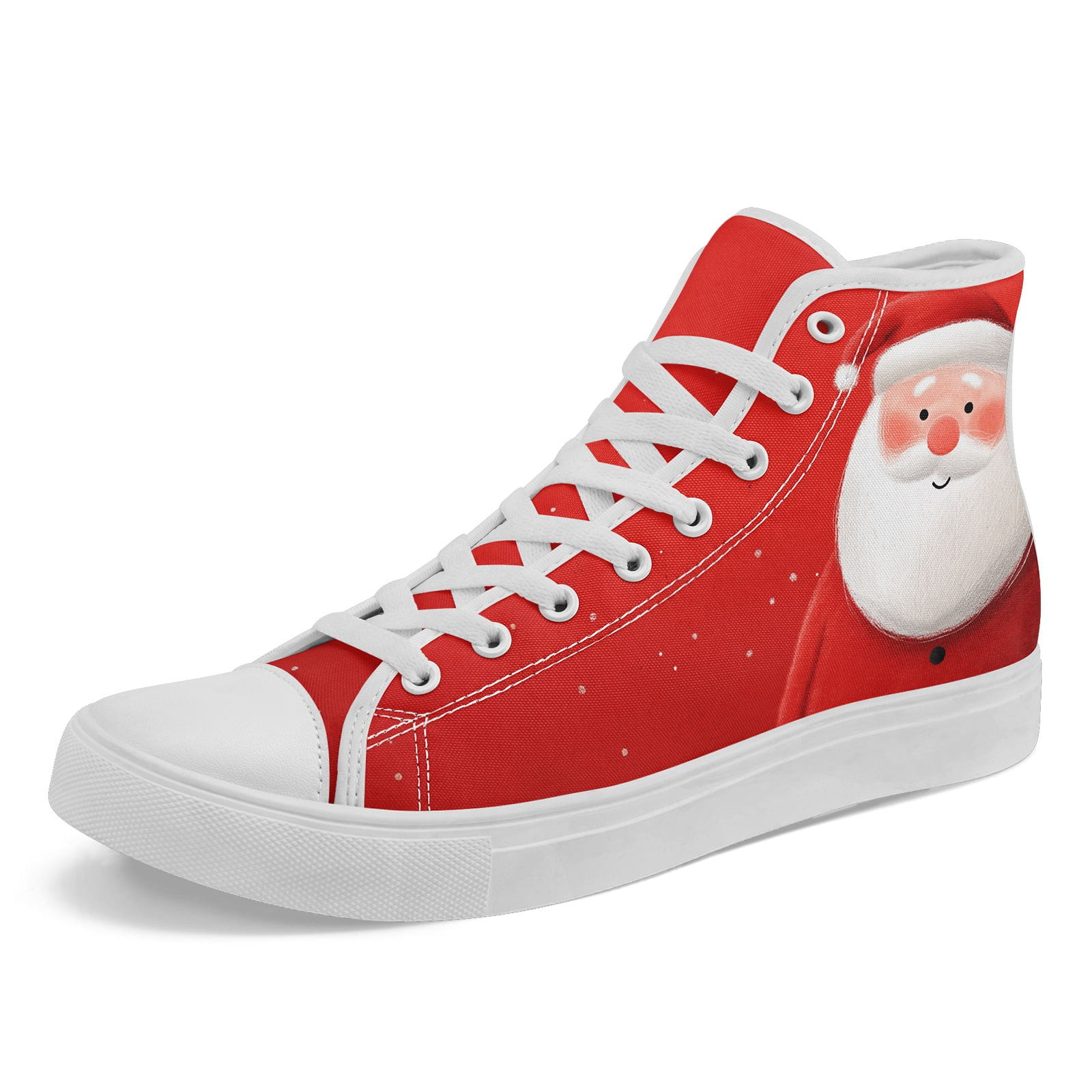Coolcustomize Classic Merry Christmas High-top Casual Shoes for Men in ...