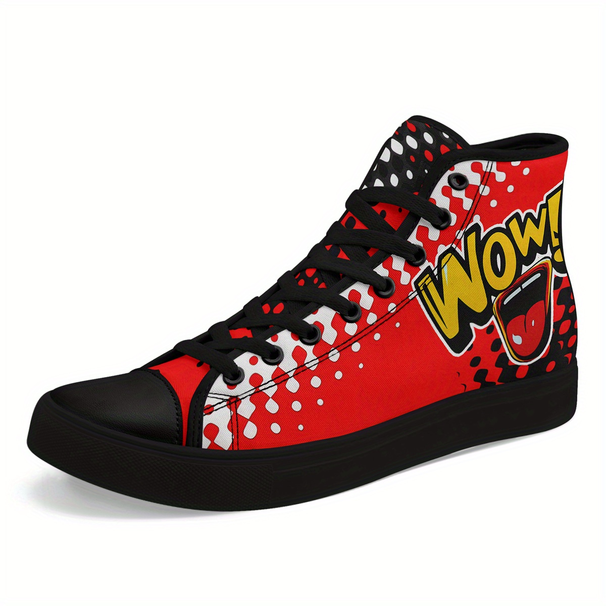 Coolcustomize Men's Colorful Pop Art High-Top Sneakers - Lightweight ...