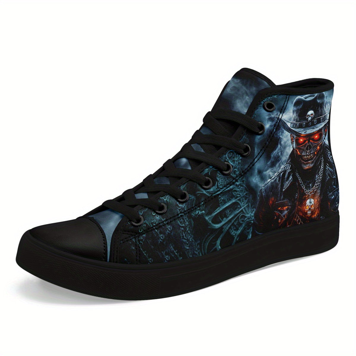 Coolcustomize Men's Gothic Skull High-top Sneakers, Skeleton Doctor ...