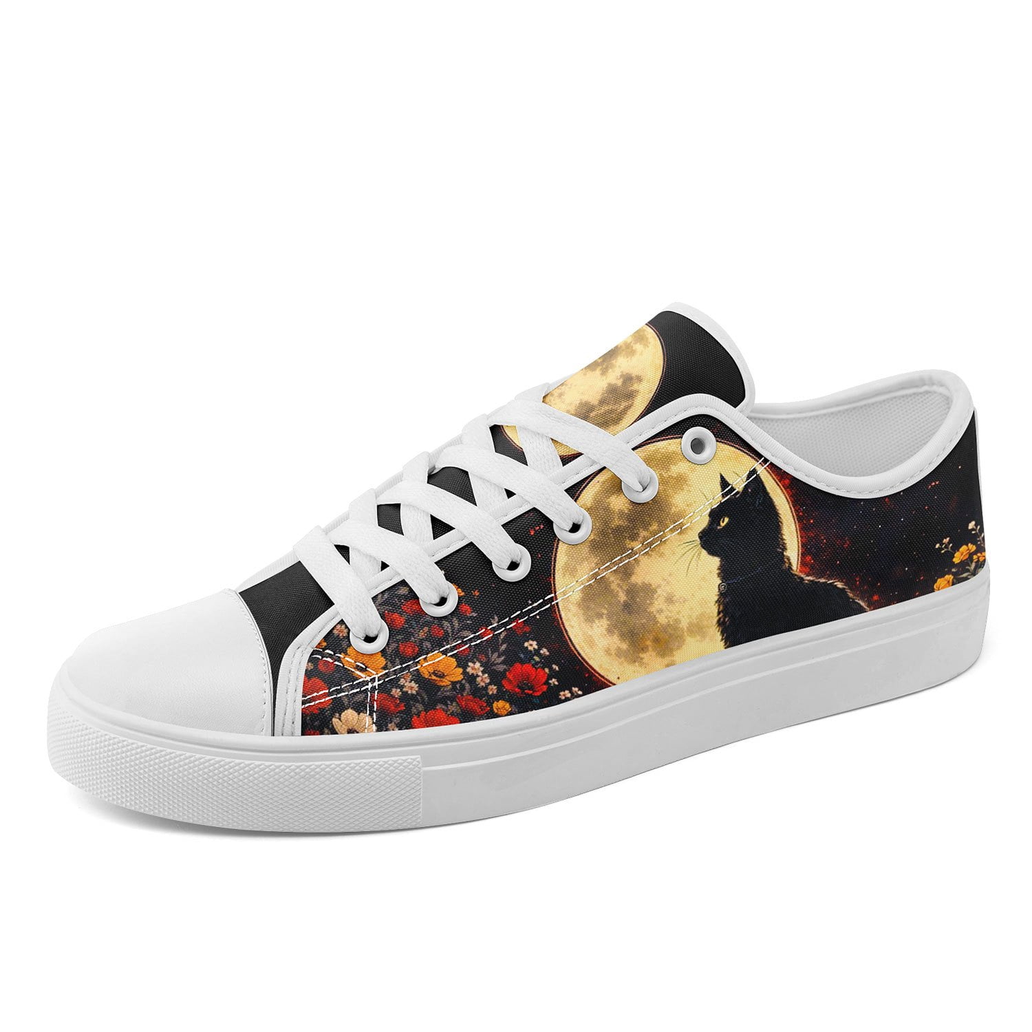 Coolcustomize Men's Plus Size Low-Top Sneakers, Lightweight Lace-Up ...