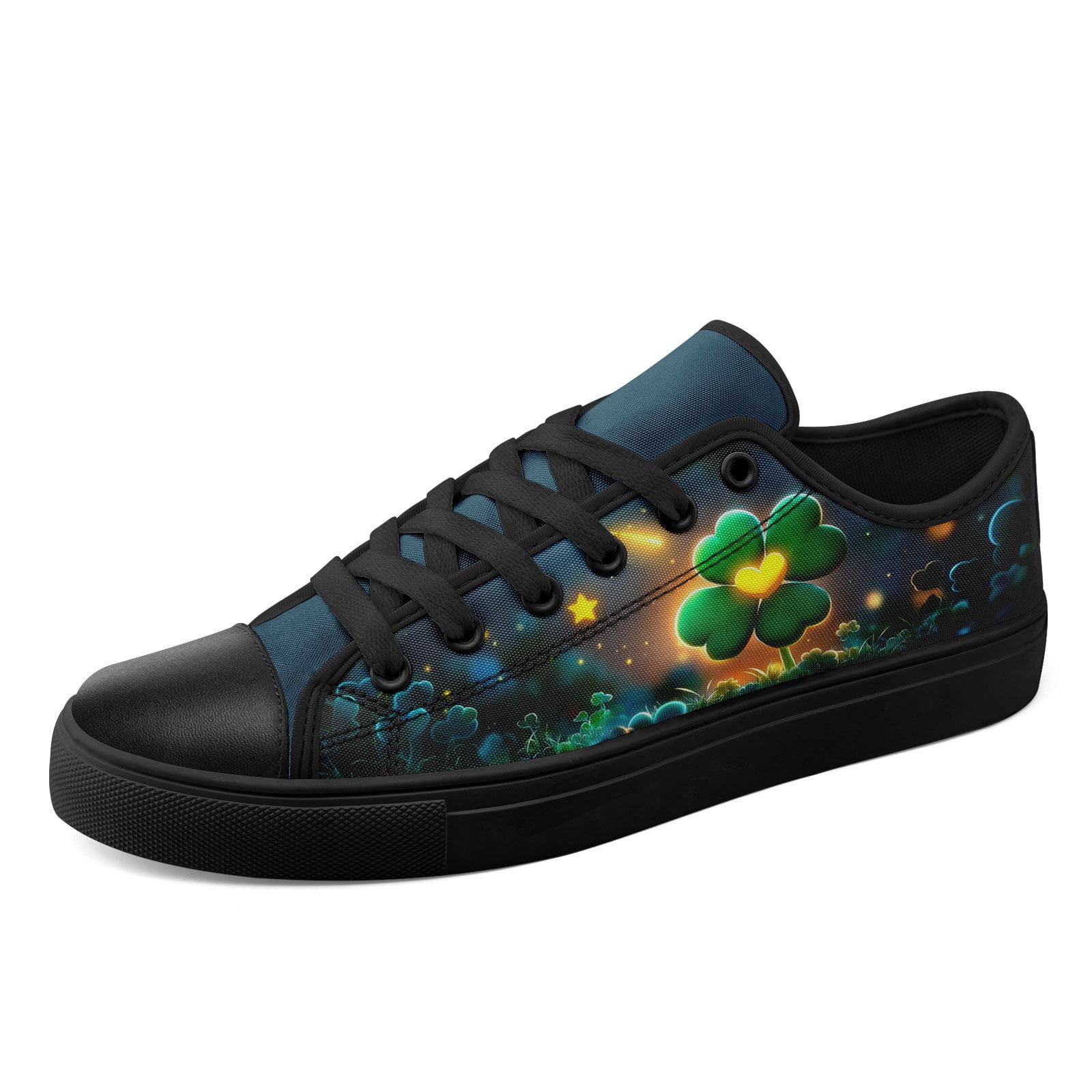 Coolcustomize Men's Plus Size Navy Blue/Green St Patrick's Clover ...