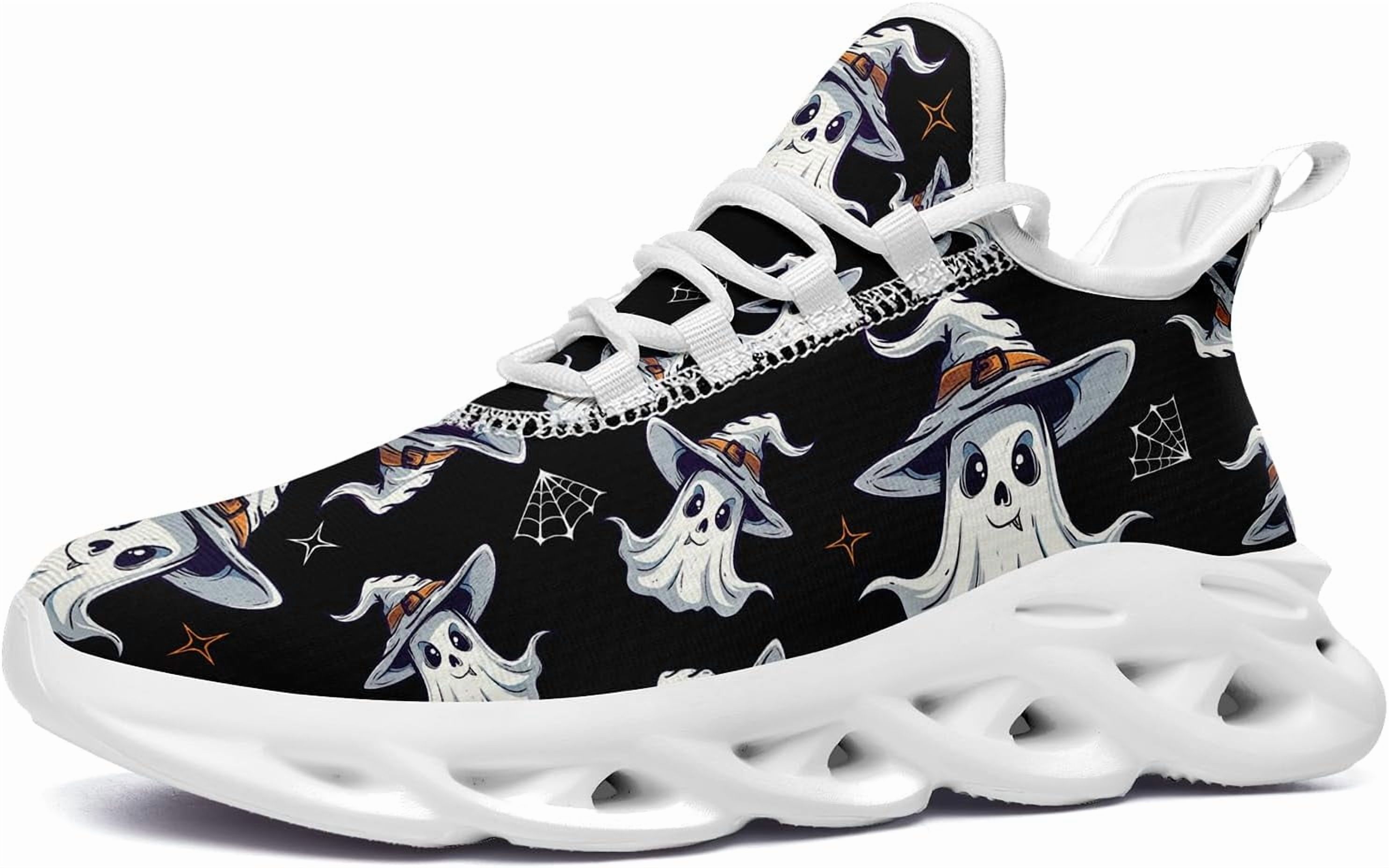 Coolcustomize Men's Skull Gothic Running Shoes Lightweight Breathable ...