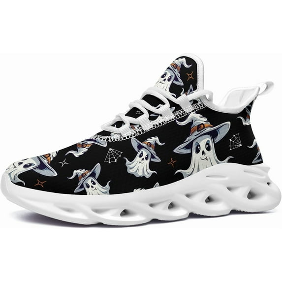 Coolcustomize Men's Skull Gothic Running Shoes Lightweight Breathable ...