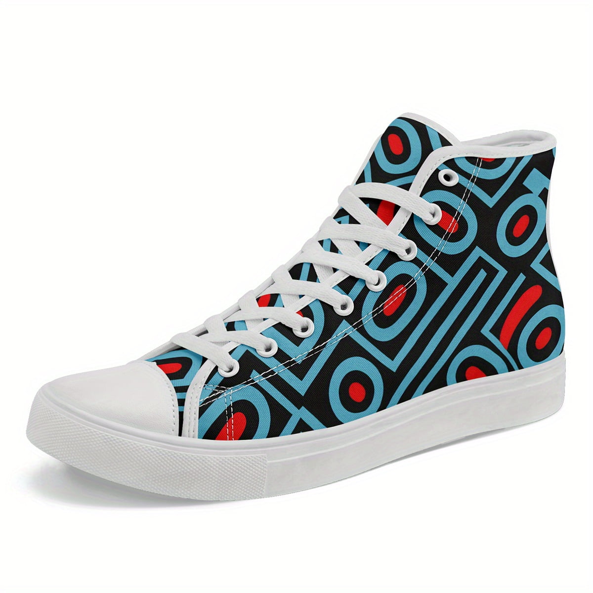 Coolcustomize Men's Tribal Ethnic Pattern Lace-Up High-Top Sneakers ...