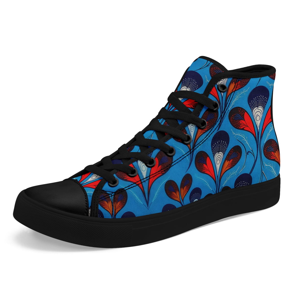 Coolcustomize Men's Tribal Style Lace-Up High Tops - Artistic Ethnic ...