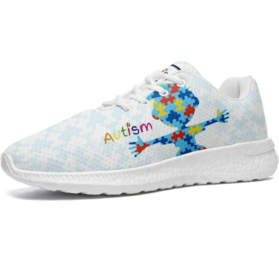 Coolcustomize Women Casual Shoes,Autism Awareness Sneaker Slide On ...