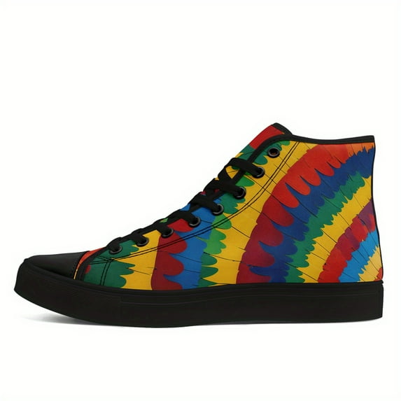 Coolcustomize Women's Colorful Cultural Design Sneakers, Tribal Style ...