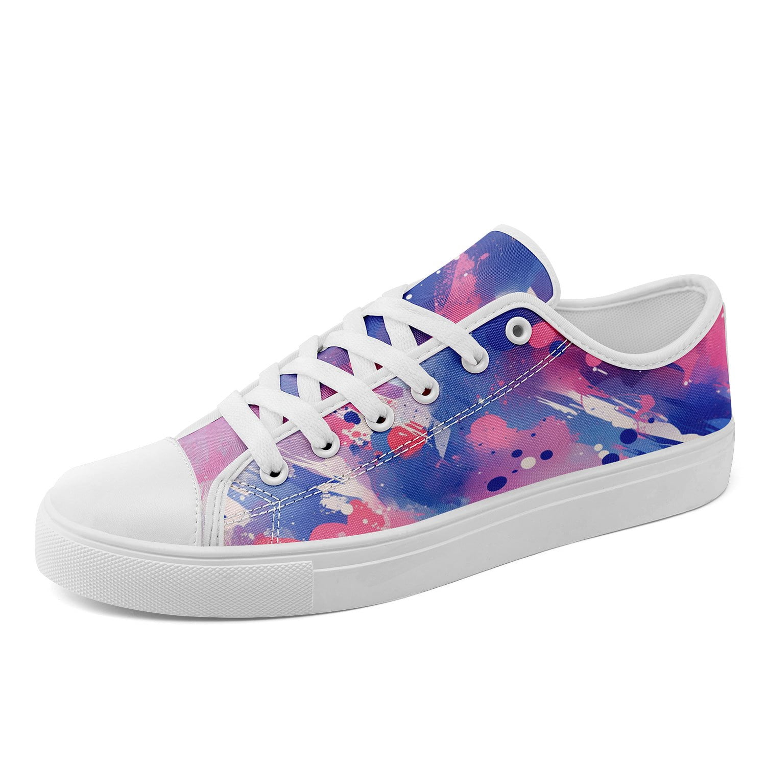 Coolcustomize Women's Fashion Casual Shoes, Stylish Splatter Ink ...