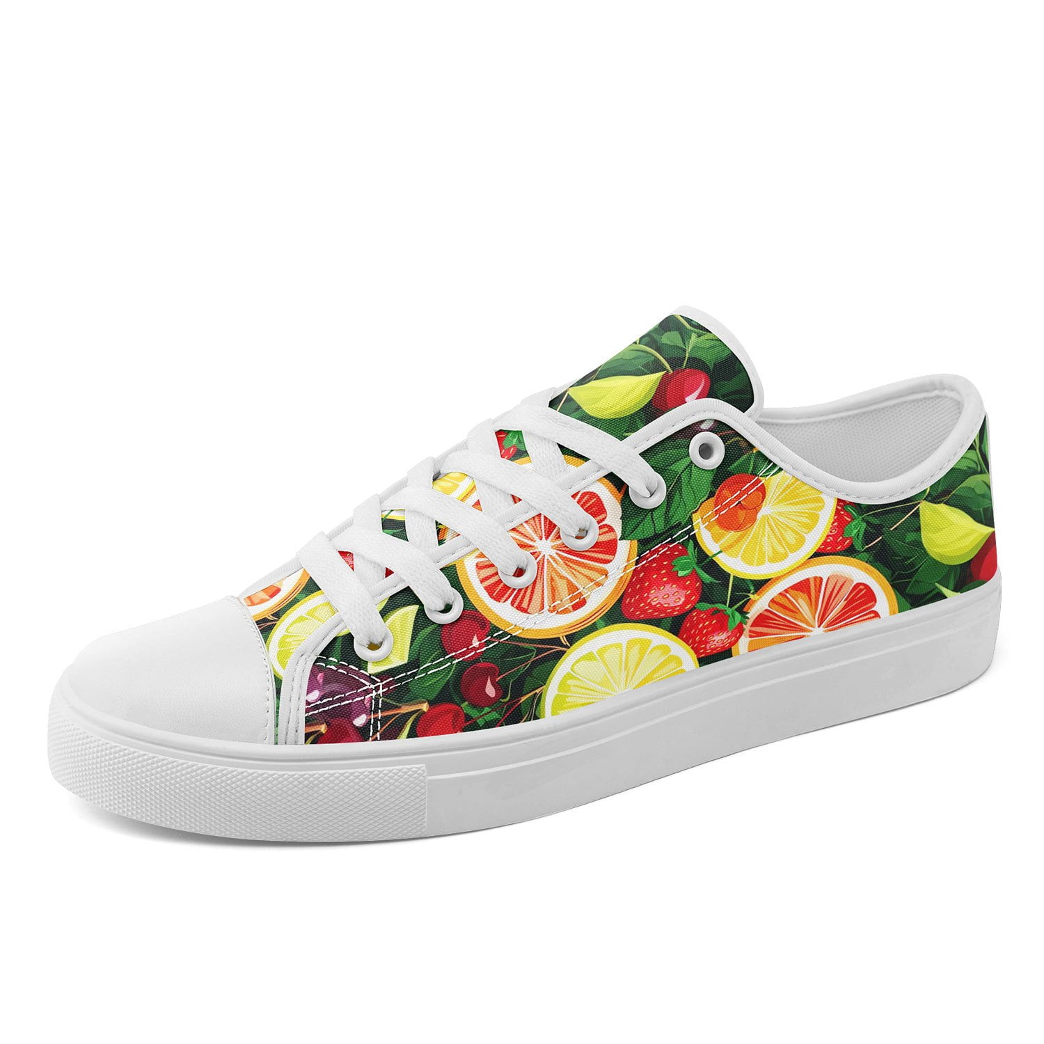 Coolcustomize Women's Plus Size Bold Colorful Fresh Fruit Mix Casual ...