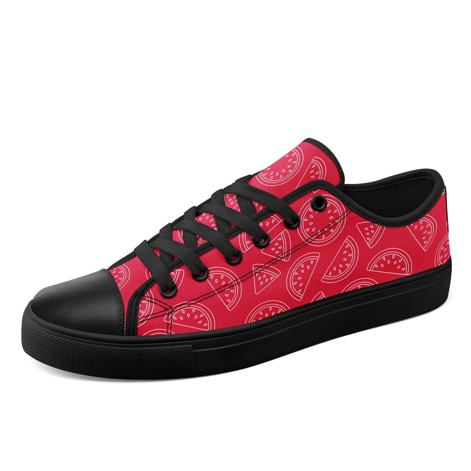 Coolcustomize Women's Plus Size Stylish Red Base Watermelon Slice Print ...