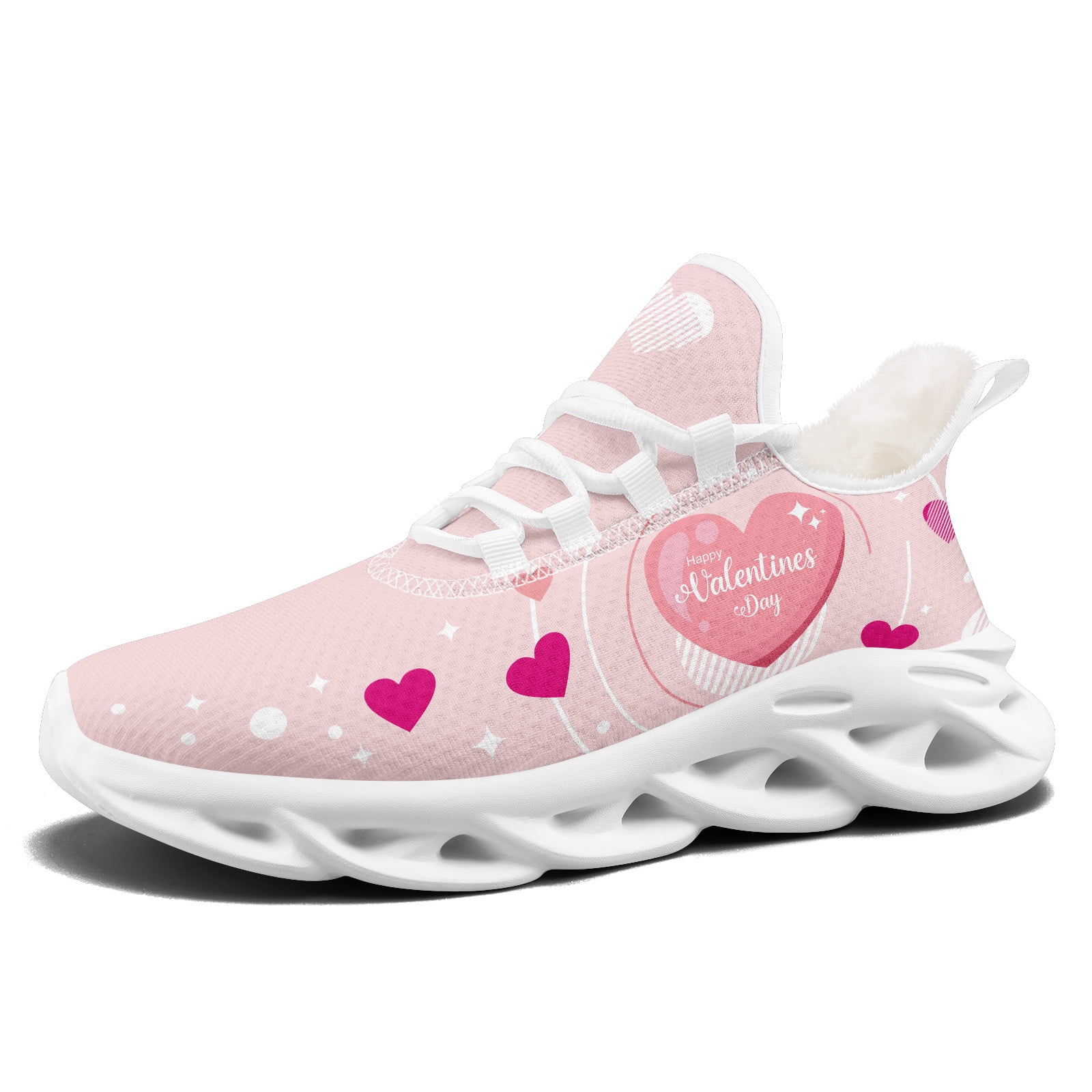 Coolcustomize Women's Plush Lining Valentine Casual Shoes | Romantic ...