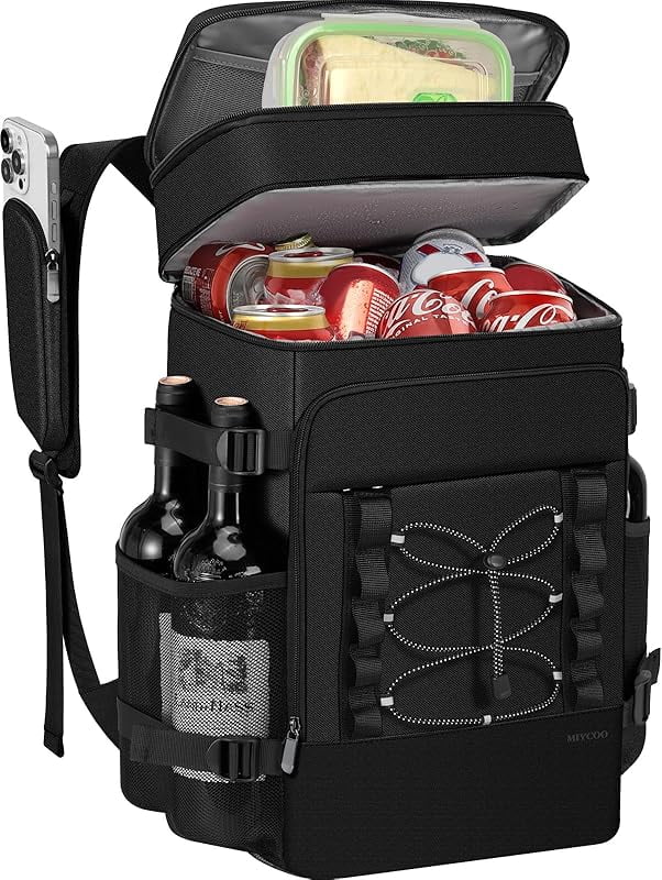 Cooler Backpack - 40 Cans Insulated Backpack Cooler for Men & Women ...