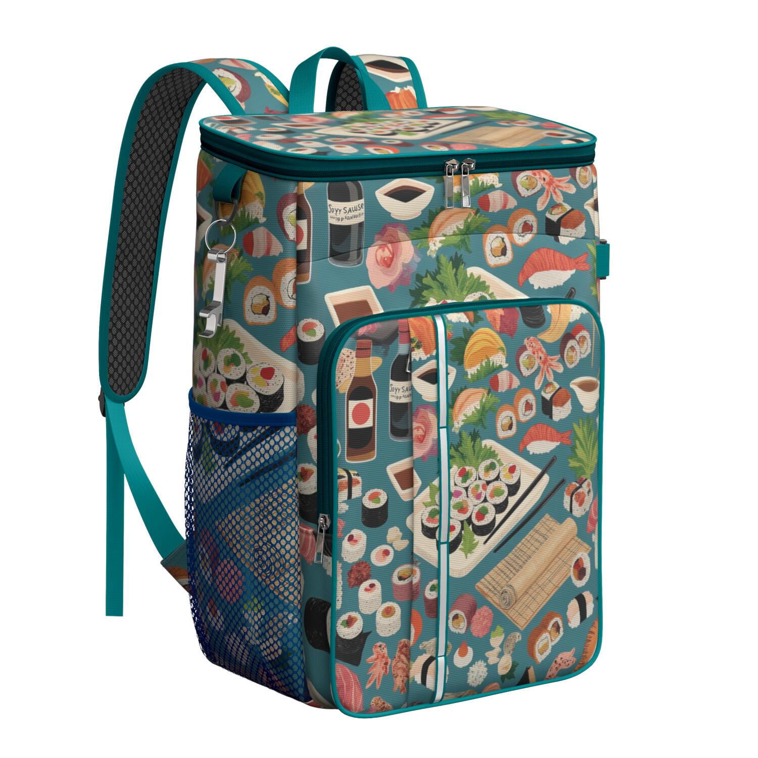 Cooler Backpack Insulated Backpack Cooler for Men & Women,Sushi Drink ...