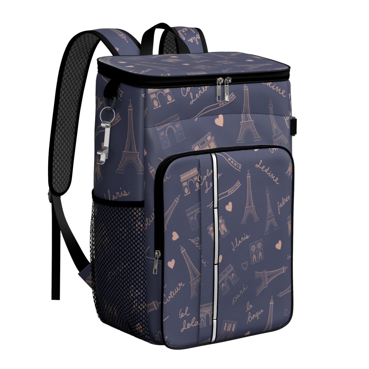 Cooler Backpack Portable Backpack Coolers for Men & Women,Eiffel Tower ...