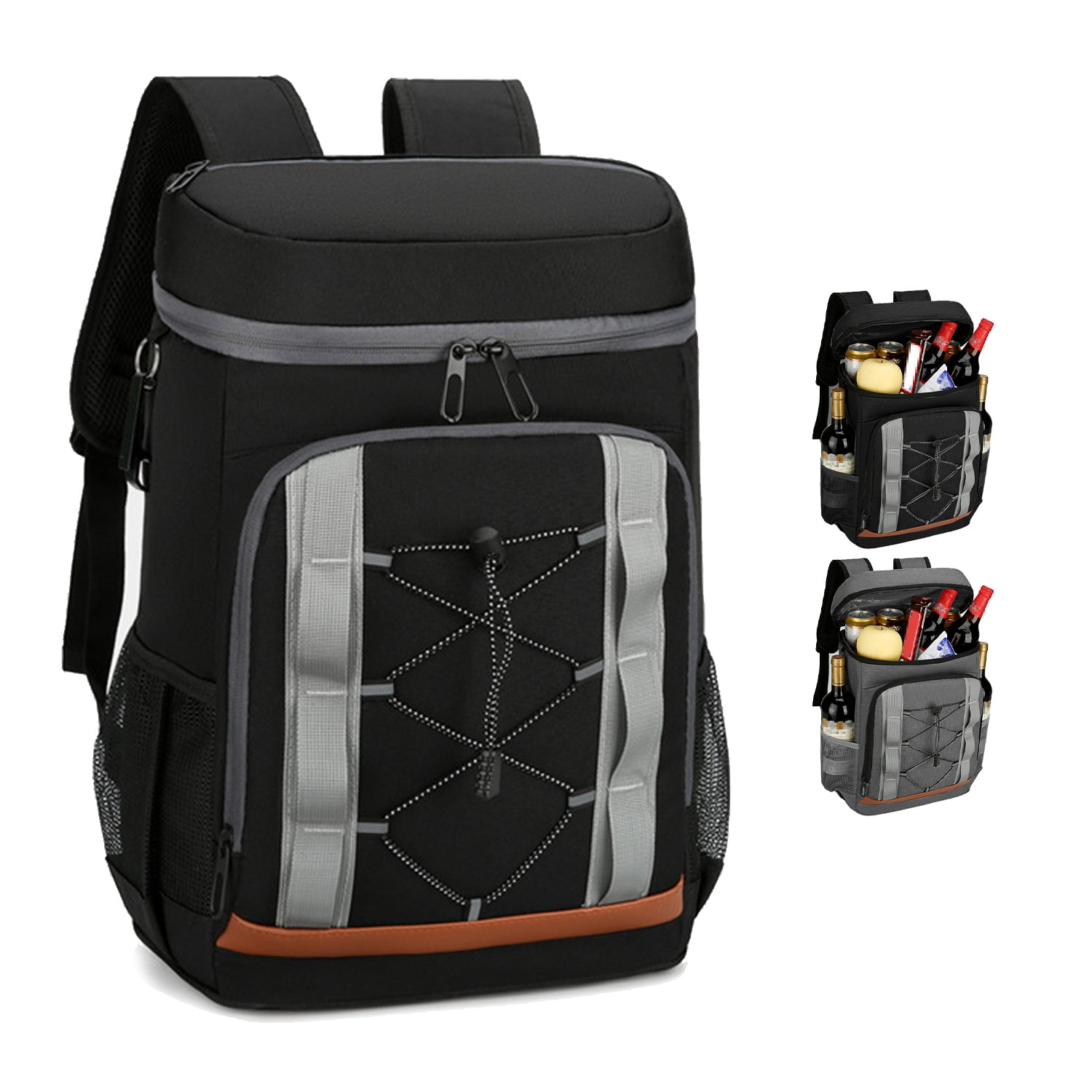 TeqHome Cooler Backpack Insulated Leak Proof 36 Cans Large Capacity ...