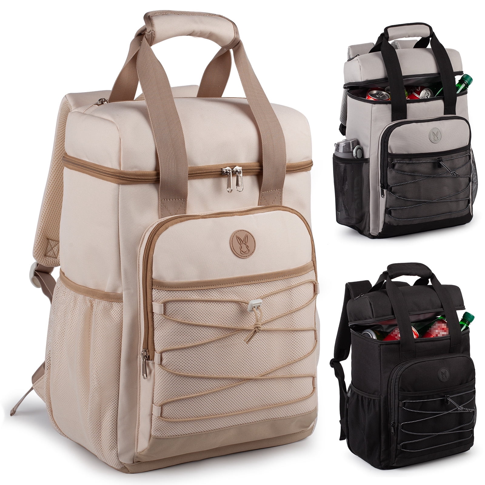 Cooler Backpack for Women Men, with Padded Top Handle Cooler Bag ...