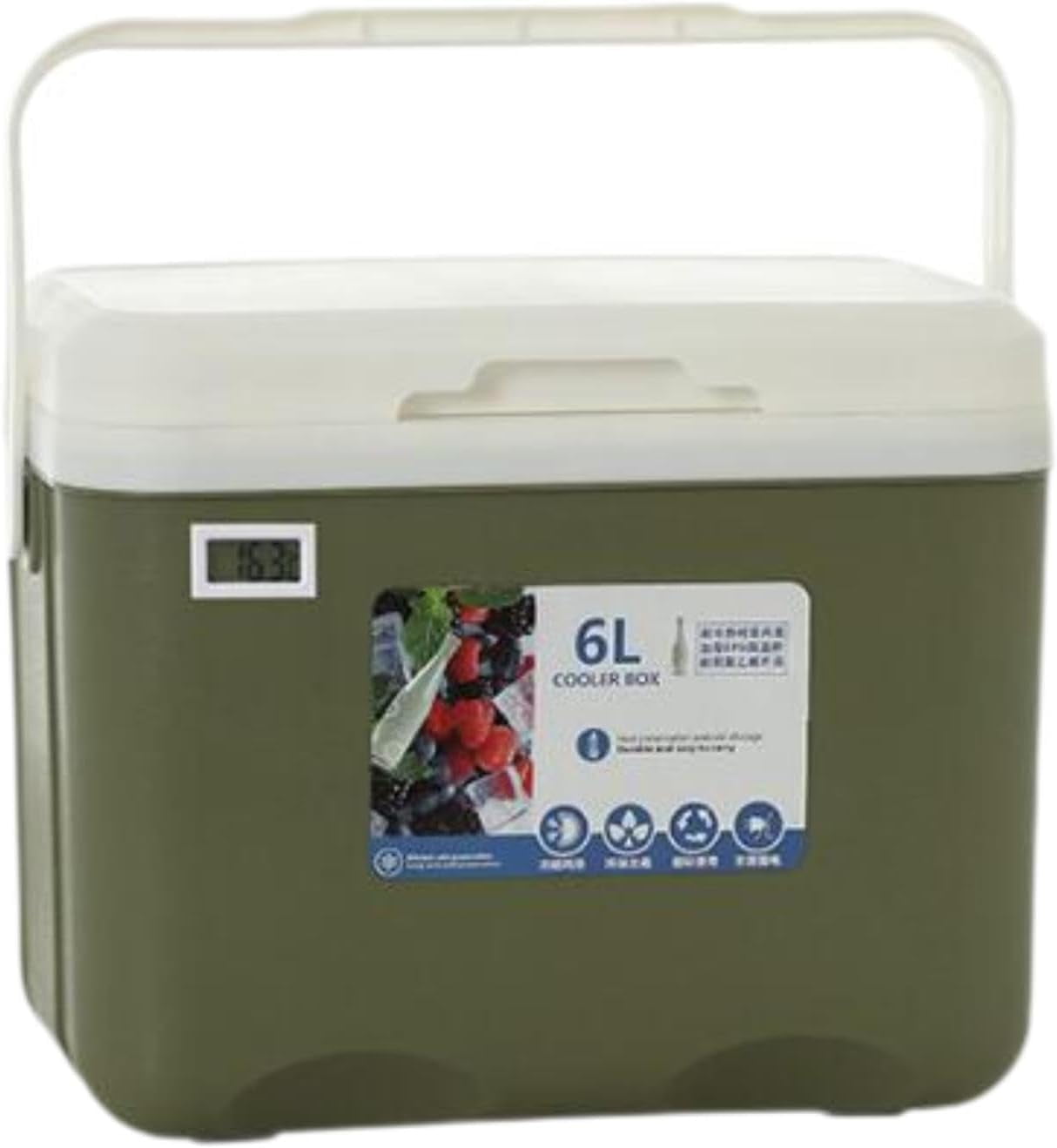 Cooler Box Small Ice Chest Personal 6L Cold Storage Insulated Box ...