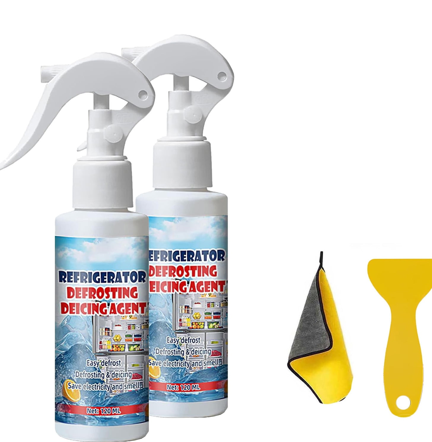 Cooler Cleaner Freezer Spray | Food Safe Fridge Deodorizer | Multi-Purpose Refrigerator ...