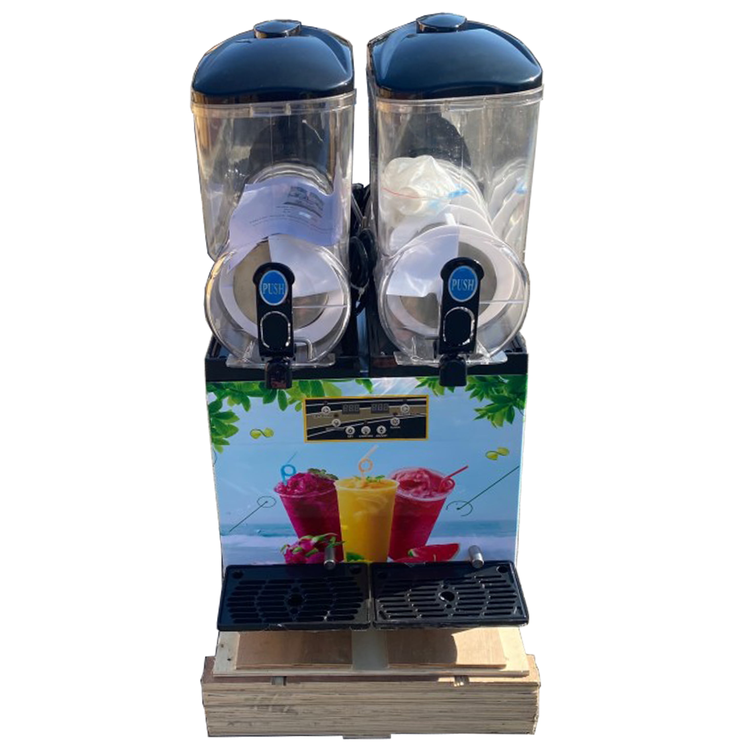 Cooler Depot Commercial Frozen Drink Slushie Maker, Margarita Slush ...