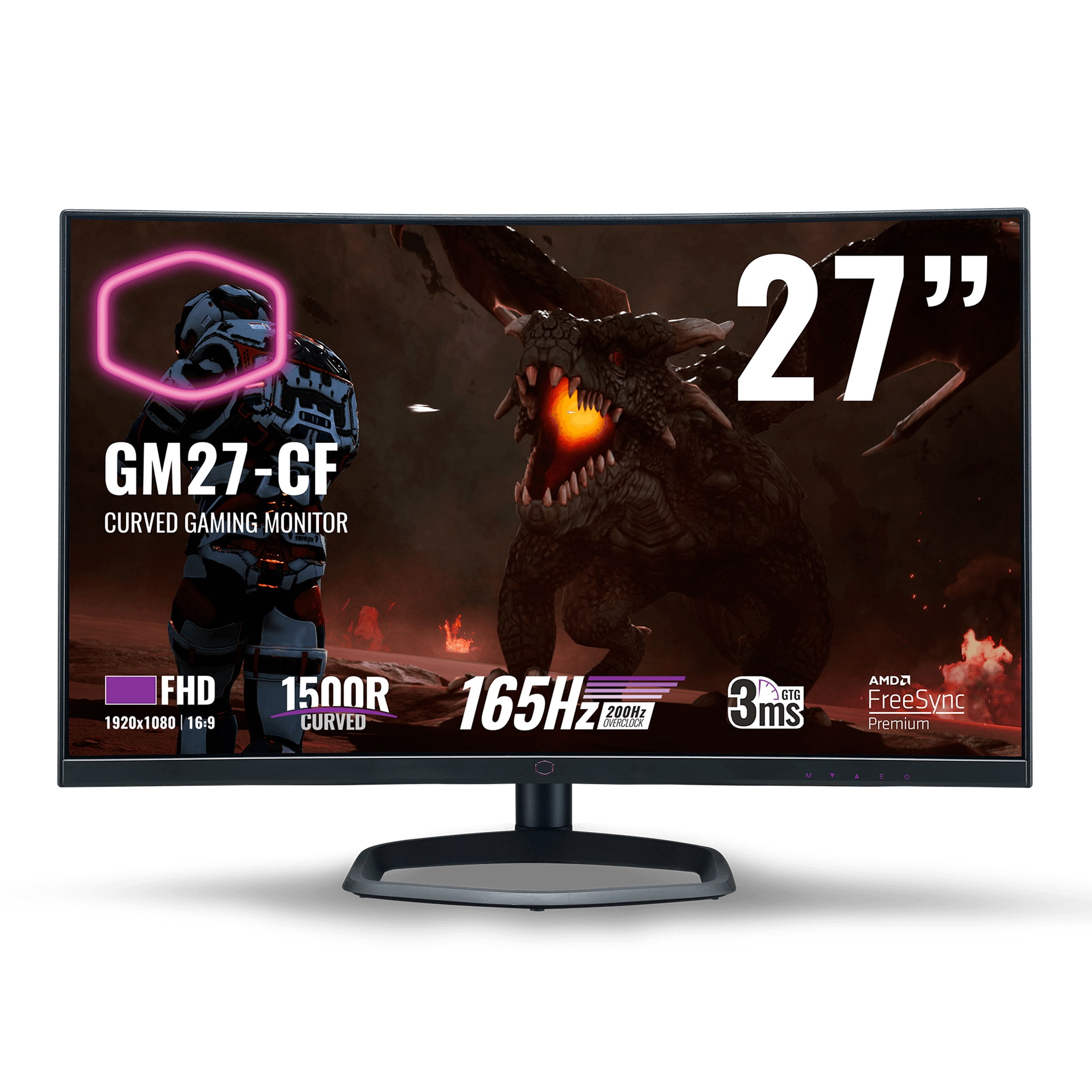Cooler Master CMI-GM27-CF-US 27" Curved Gaming Monitor - Walmart.com