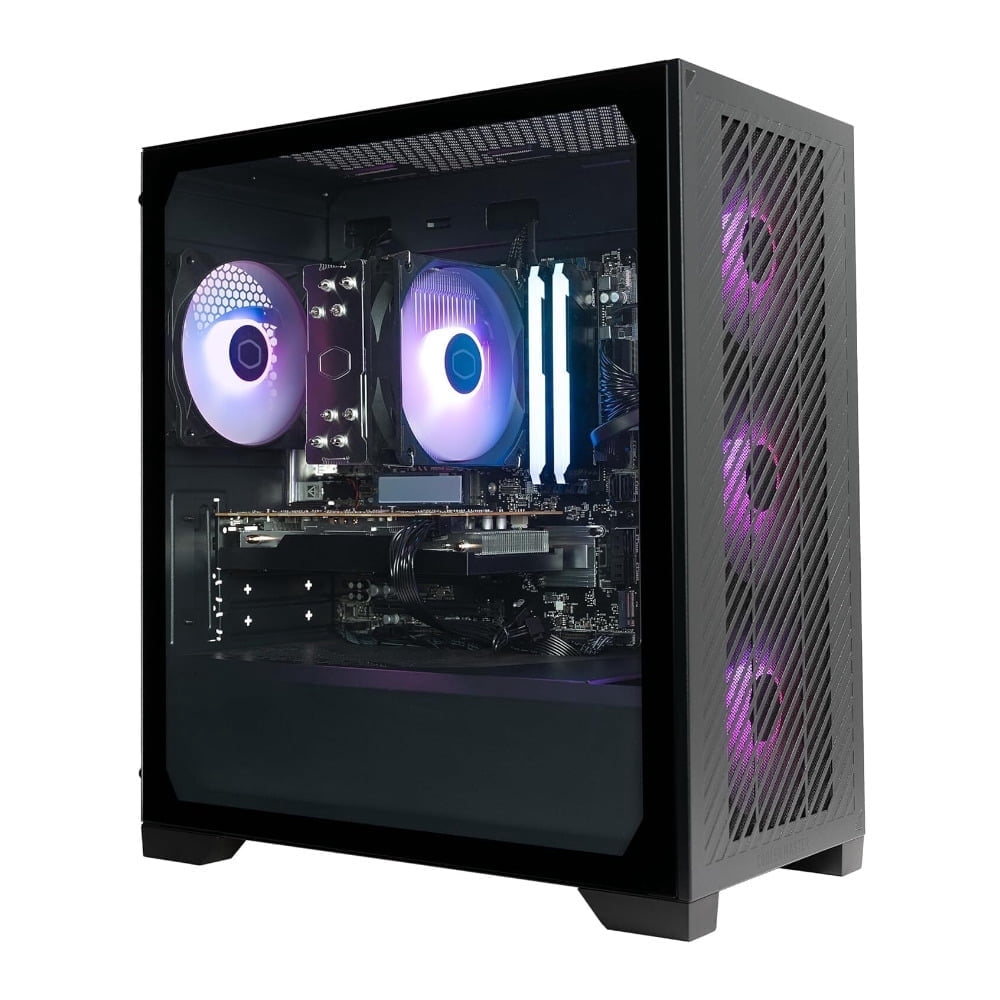 Cooler Master Elite Pro Gaming Mirco ATX AMD RYZEN 5 5600G AMD RX 6600 ...