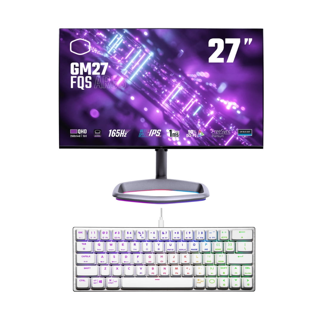 Cooler Master GM27-FQS ARGB 27-Inch 1440p 165Hz Refresh Speed Gaming ...