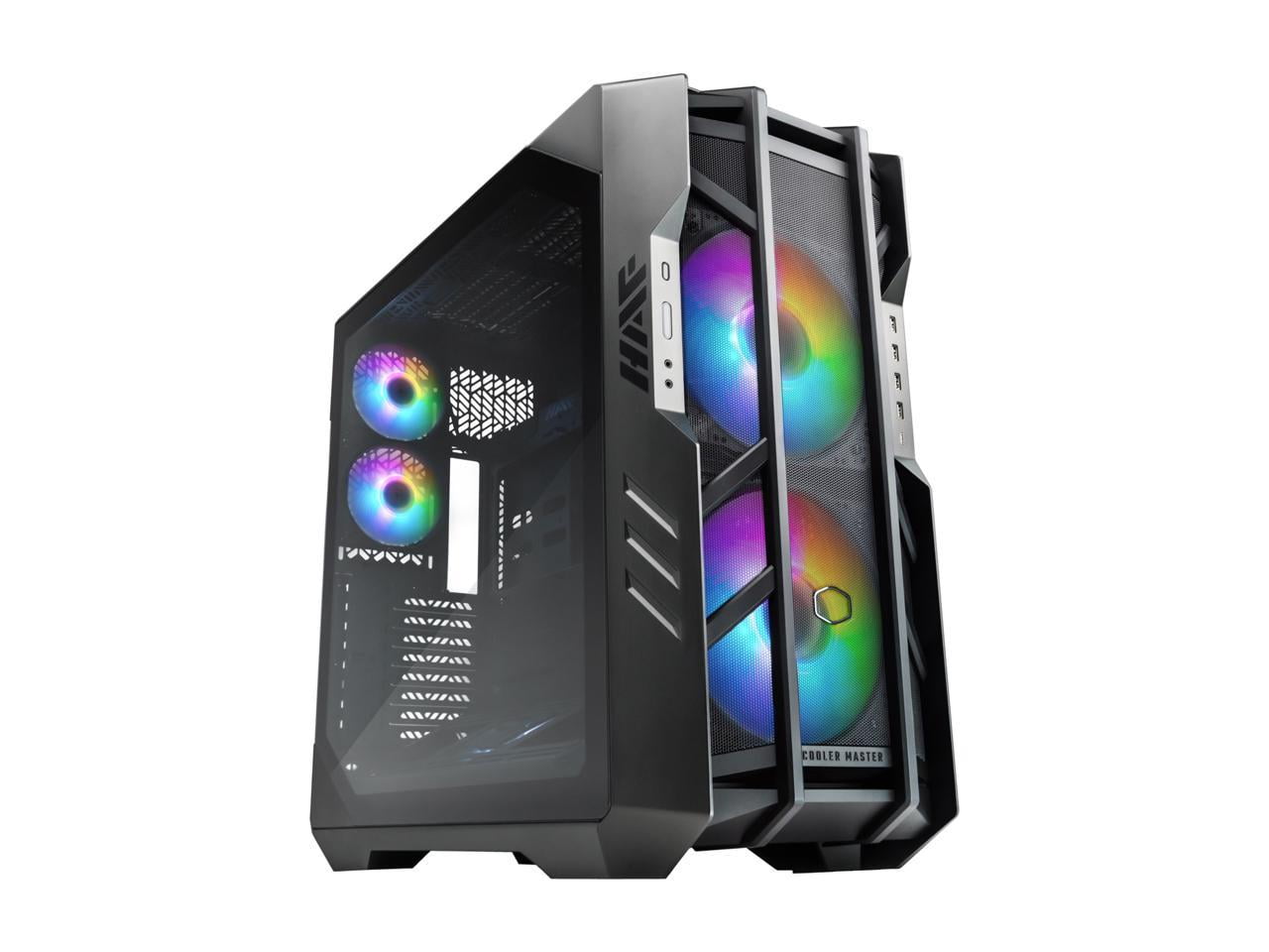 Cooler Master HAF700 Full Tower Computer Case, Titanium Grey, SGCC Steel/Mesh/ABS Plastic ...